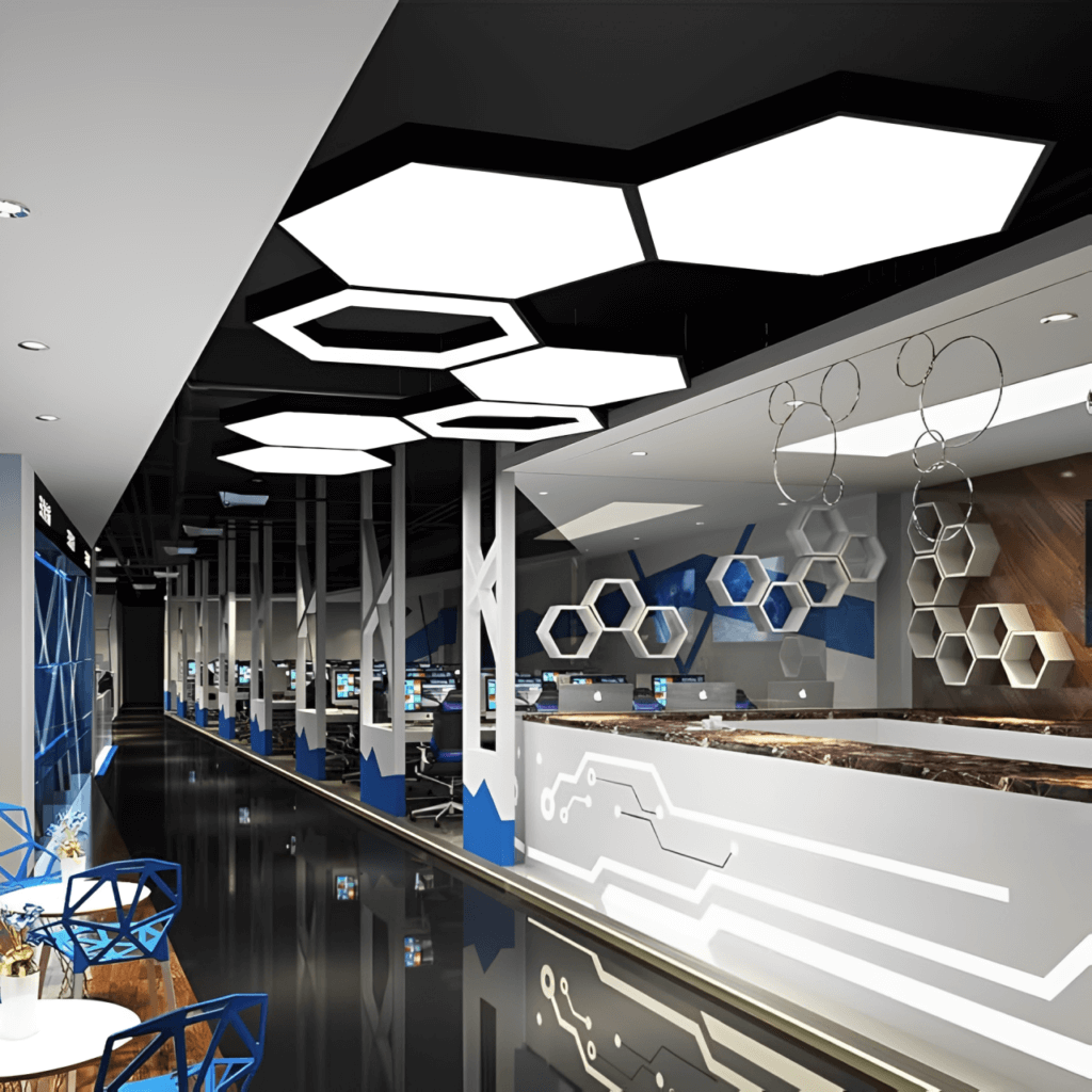 Full Diffuser Rectangle Pendant Light Manufacturer in Gurgaon